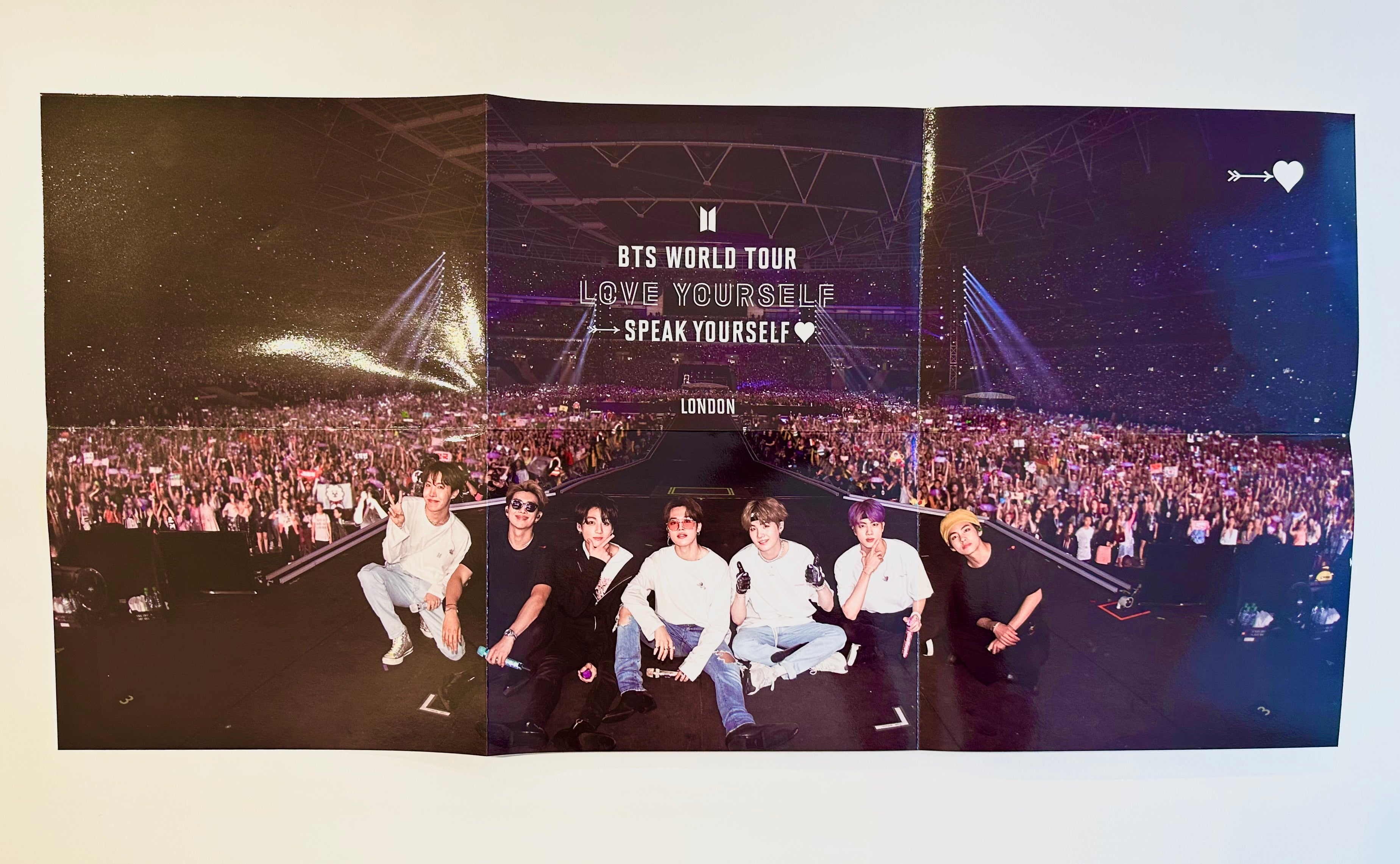 BTS Folded poster [World Tour 'Love Yourself Speak Yourself' The Final ...